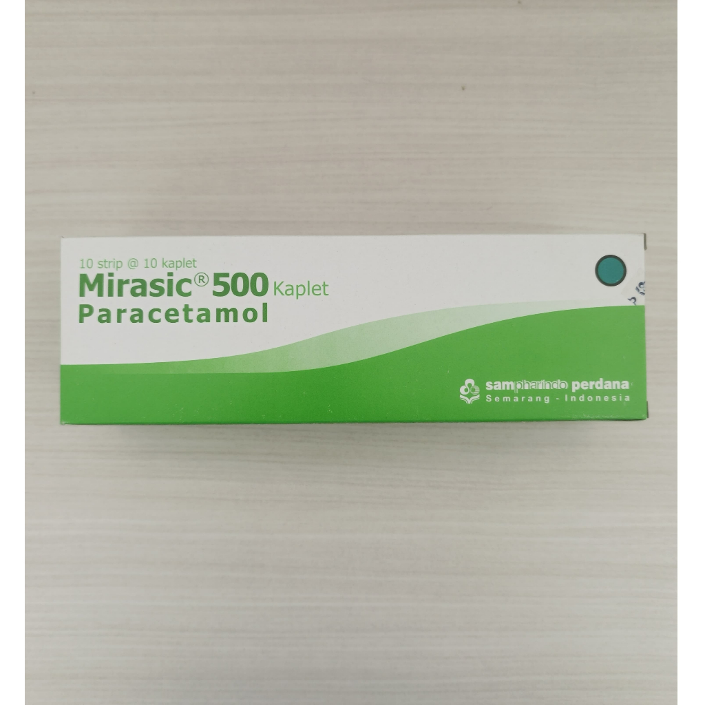 Jual Mirasic tablet obat penurun panas demam dan nyeri | Shopee Indonesia