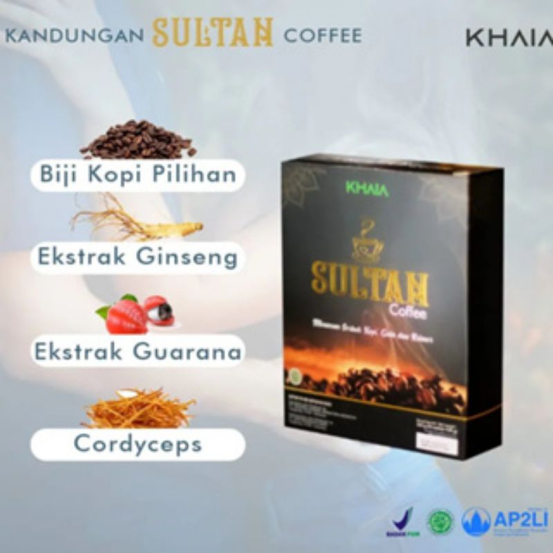 Jual COFFEE SULTAN KHAIA 1 BOX 10 SACHET - khaia sultan coffee asli original | Shopee Indonesia