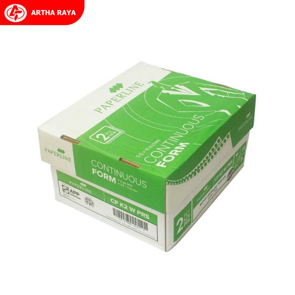 Jual Continuous Form Paperline 2 Ply Warna PRS (Bagi 2) 1 Dus | Shopee ...