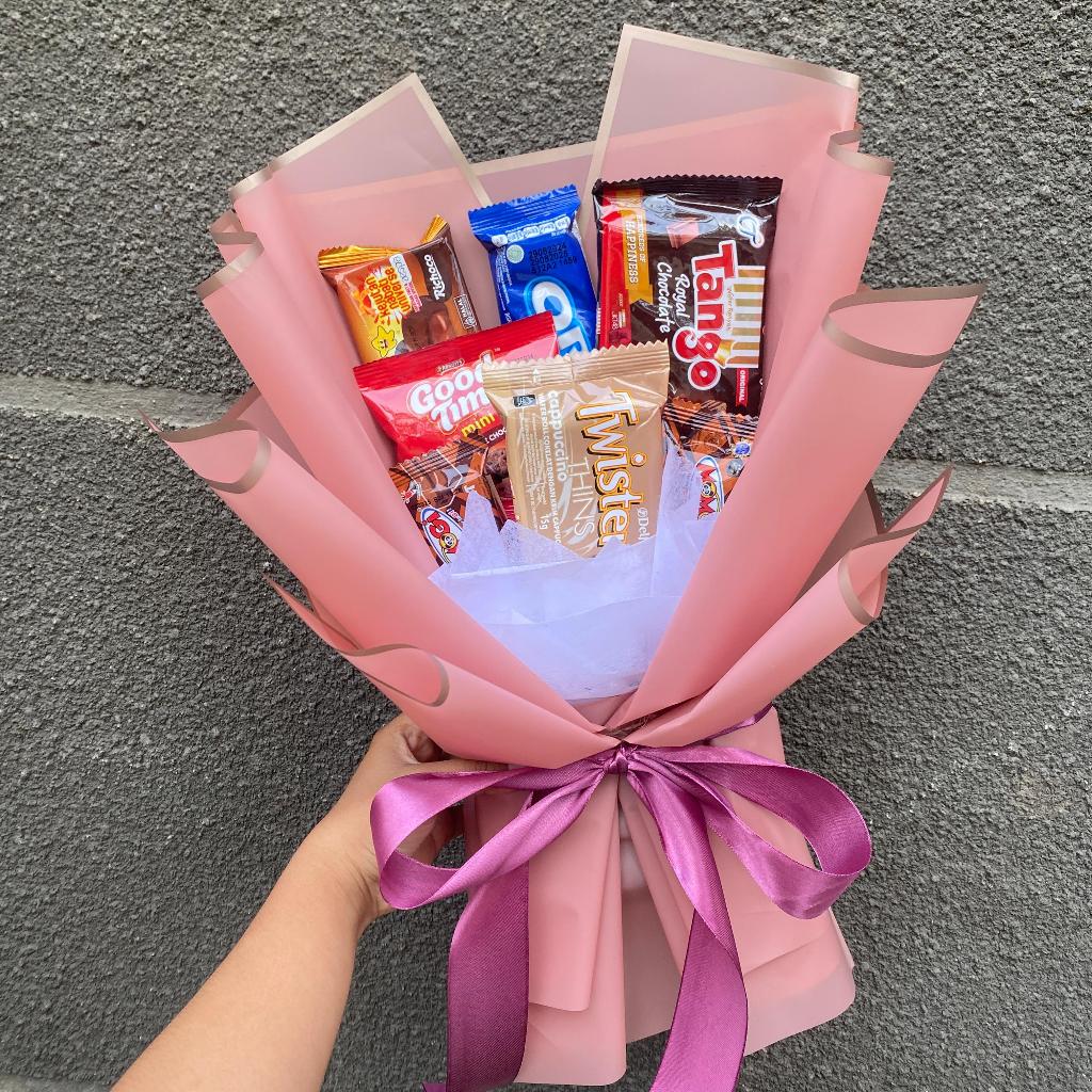Jual bouquet snack / bouquet jajan / buket jajan / buket snack / bucket ...