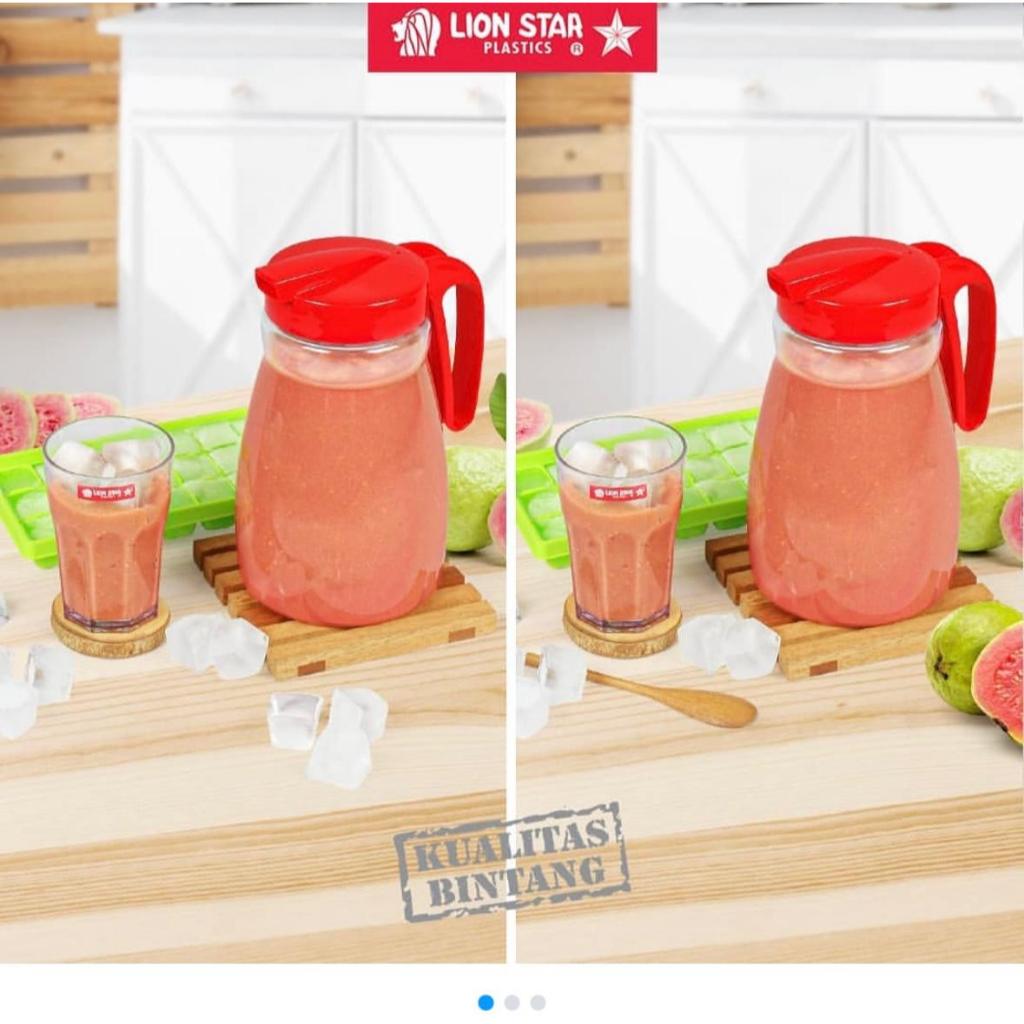 Jual ESKAN AIR PLASTIK/ TEKO AIR PLASTIK LION STAR PAMELO WATER JUG 2.1 LITER K-36 | Shopee ...