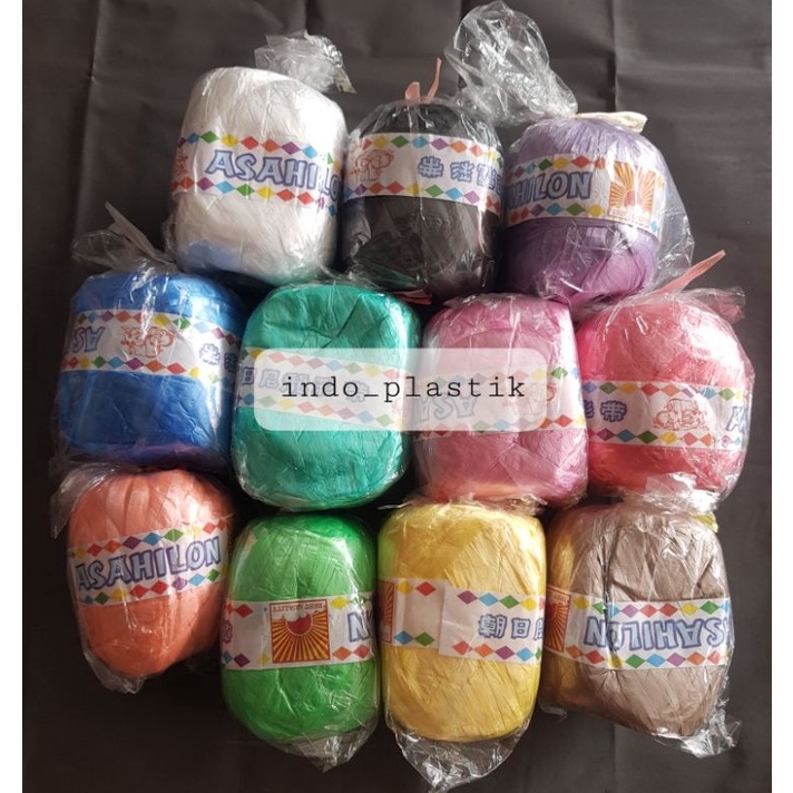 Jual Dapatkan Tali Rafia Halus lon Warna Warni Tali Rafia rajut Tali ...