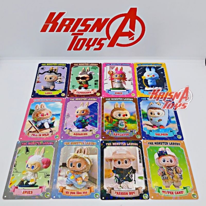 Jual KARTU FOTO CARD LABUBU VIRAL/MAINAN KARTU LABUBU HOLOGRAM isi 12 ...