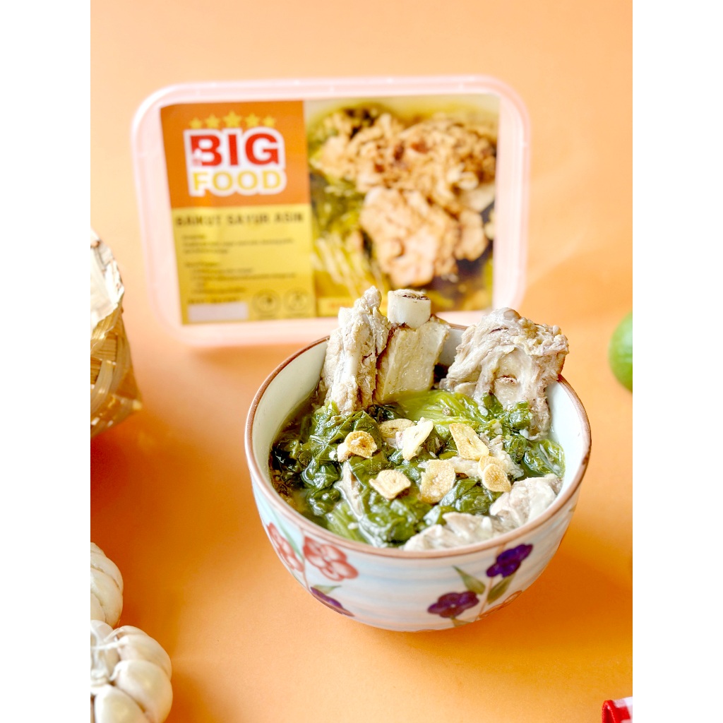 Jual Baikut Sayur Asin Beku - Pork Ribs With Salted Vegetable BIG Food ...