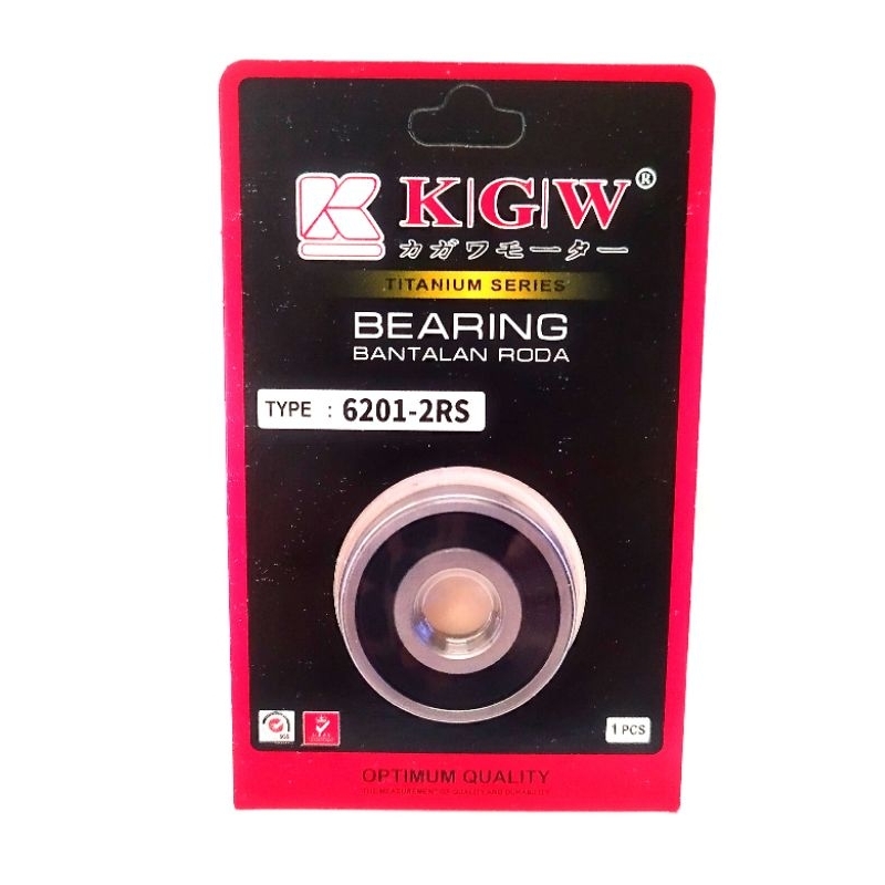 Jual Kagawa bearing 6201-2RS lahar/klahar/kolahar (Merk KAGAWA - KGW ...