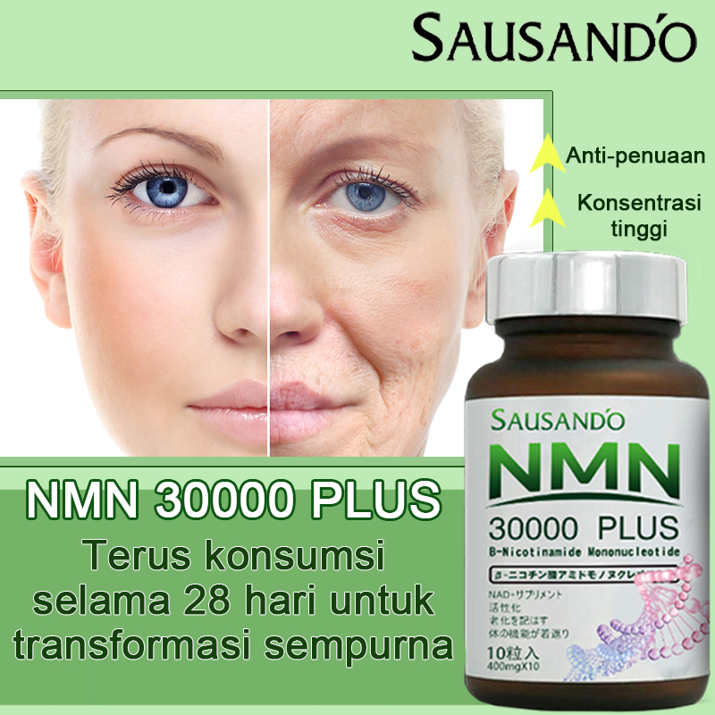 Jual Sausando Asli Otentik10 Kapsul/Botol 400mg NMN Pemutih Kapsul Lembut | Shopee Indonesia