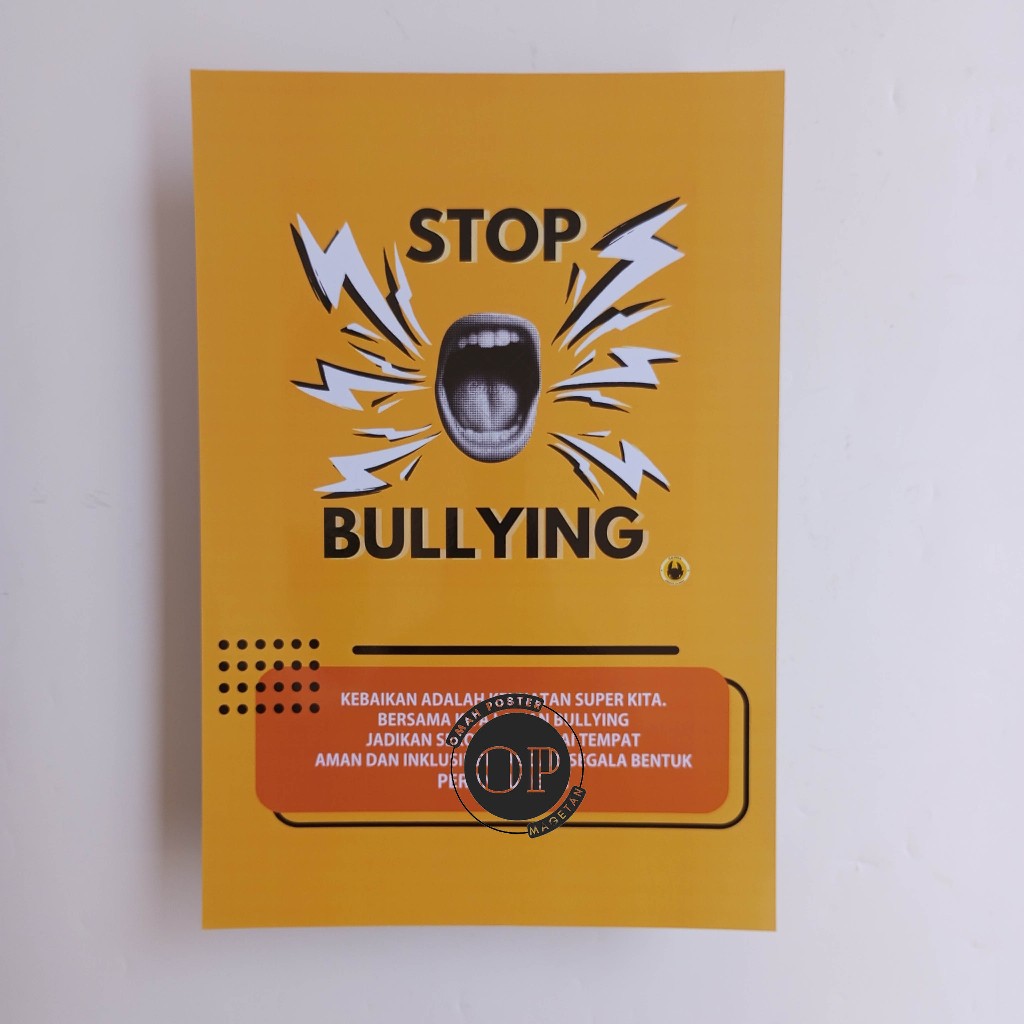 Jual Poster Stop Bullying - Stop Perundungan - Poster Sekolah | Shopee ...