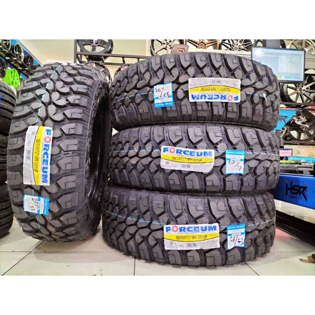 Jual ban mobil ukuran 265 70 r17 forceum MT 08 ban mobil pajero ...
