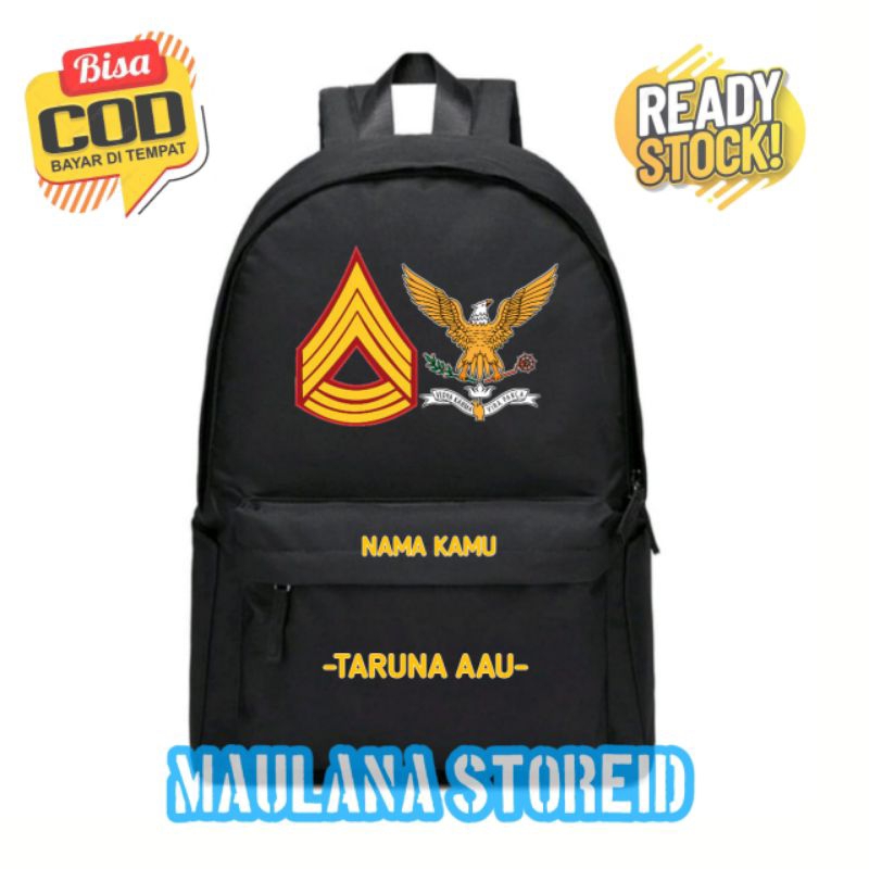 Jual Tas Ransel Taruna AAU/Akmil/Akpol/Polri/TNI Dll~Backpack Laptop ...