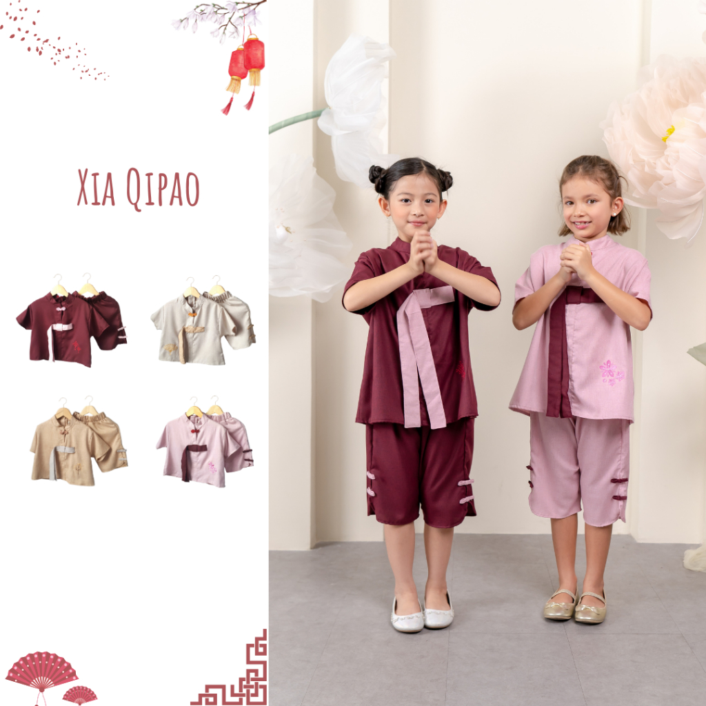 Jual LA LA LAND XIA QIPAO SETELAN ANAK PEREMPUAN | Baju Imlek ...
