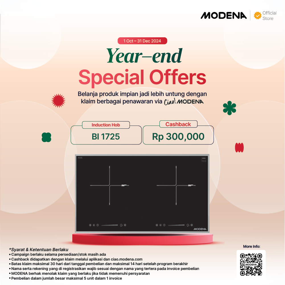 Jual MODENA Built-in Induction Hob - BI 1725 | Shopee Indonesia