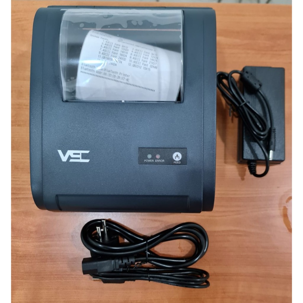 Jual PRINTER BARCODE THERMAL VSC LP-9210U USB 110MM A6 STIKER label ...