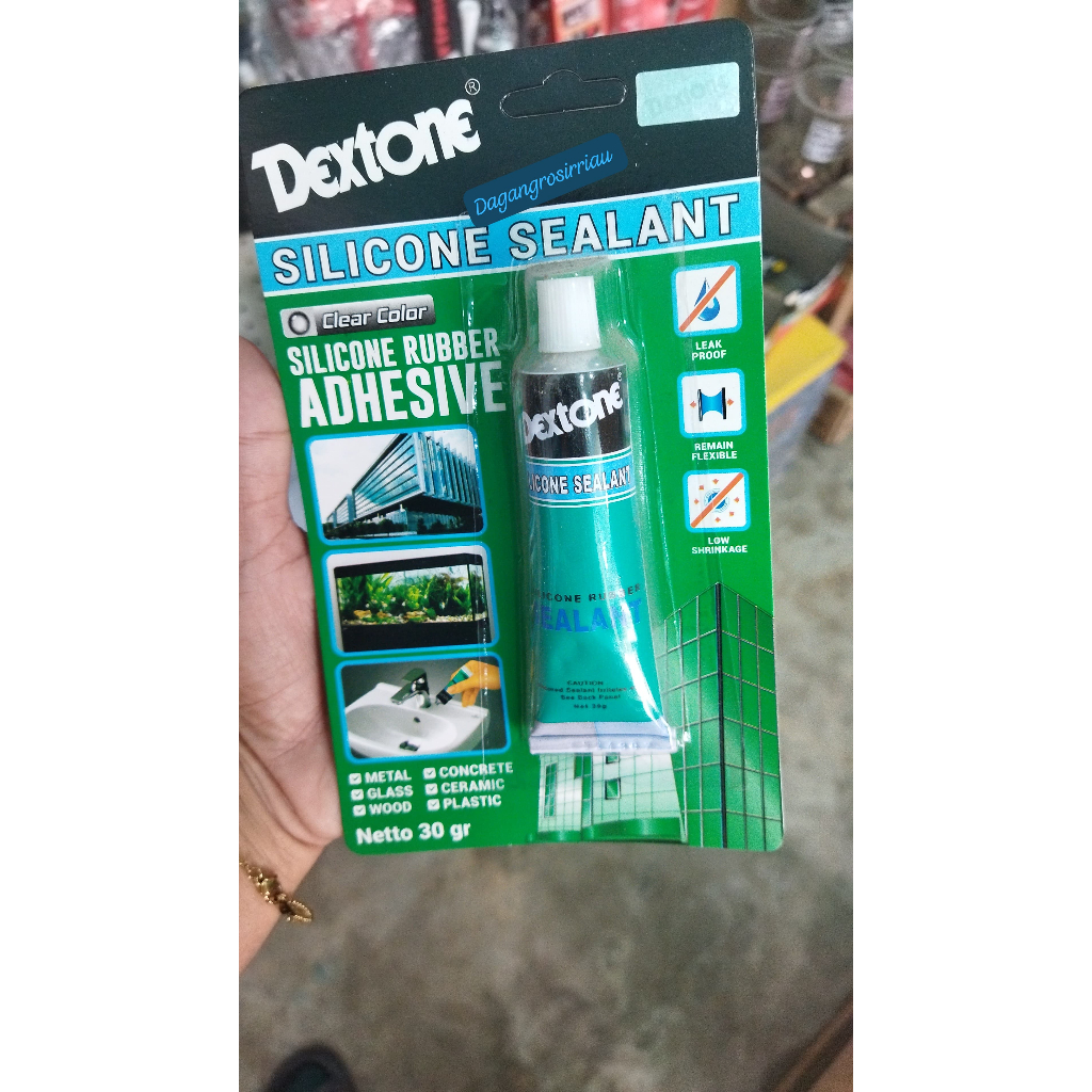 Jual LEM KERAMIK DEXTONE SILICONE SEALANT LEM ORIGINAL DEXTONE /CLEAR SILICONE SEALANT ACETOXY ...