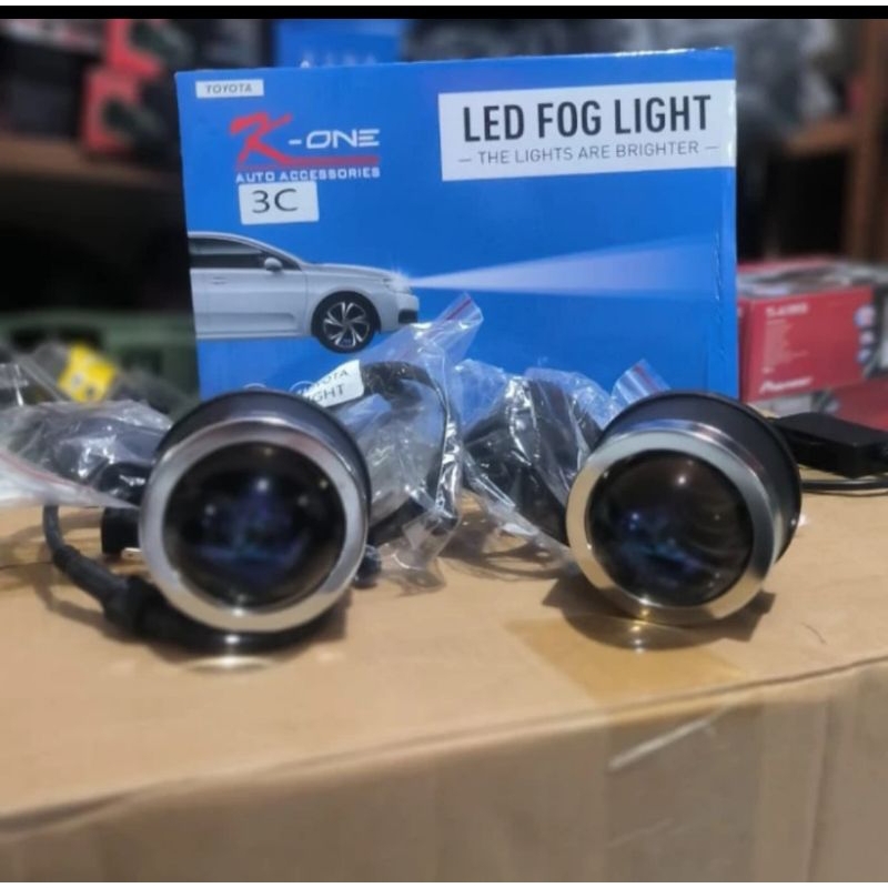 Jual Lampu foglamp biled k-one 3 warna toyota 3C- LED Foglight | Shopee ...