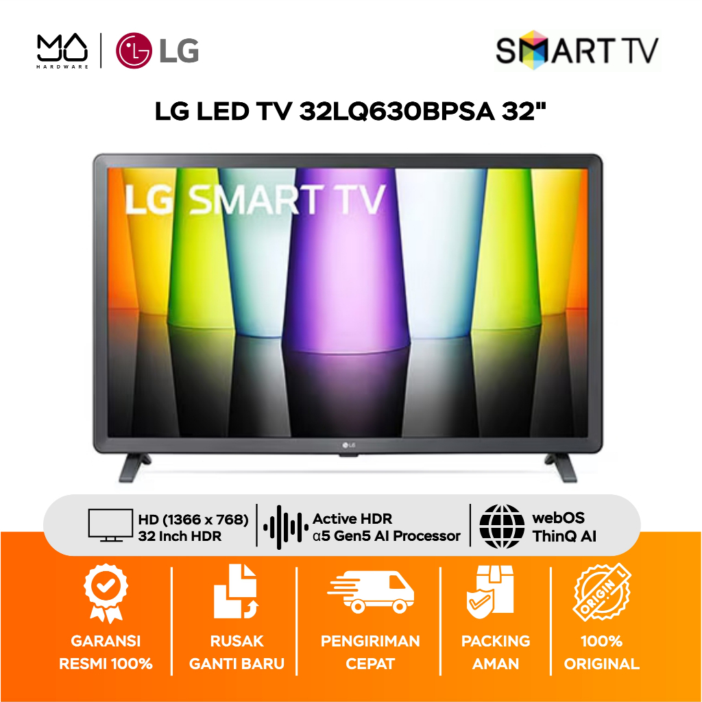Jual LG 32LQ630 Smart LED TV 32 Inch - 32LQ630BPSA Garansi Resmi ...