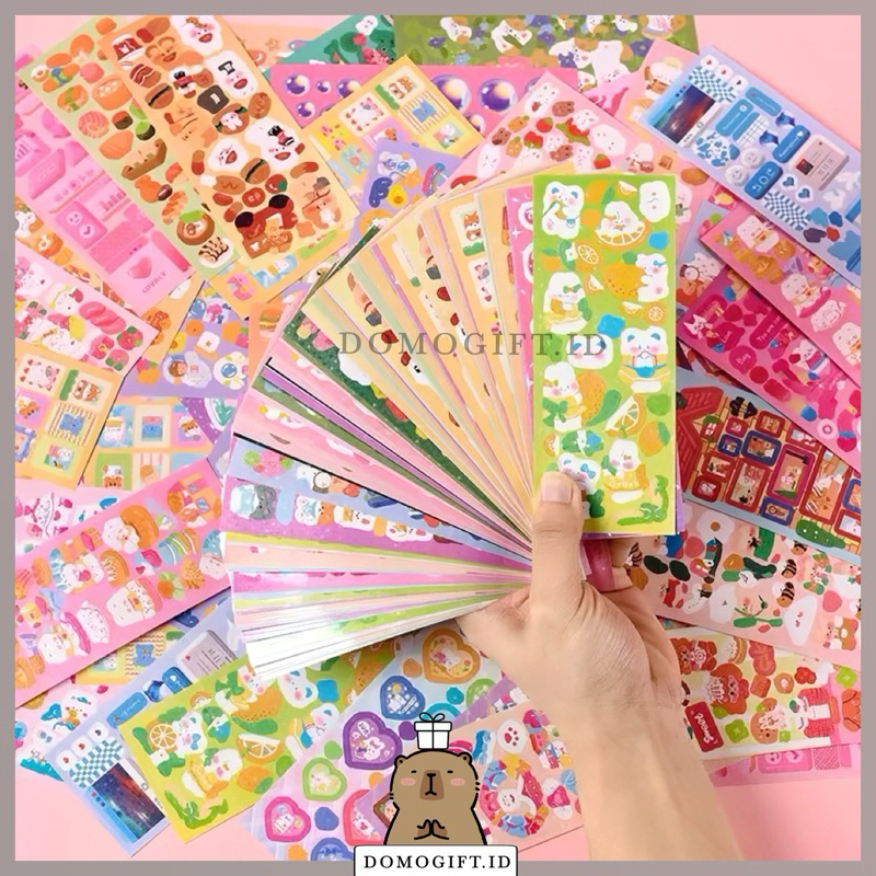 Jual Stiker DIY Gantungan Aklirik Photocard Kpop Shiny Kartun Lucu ...