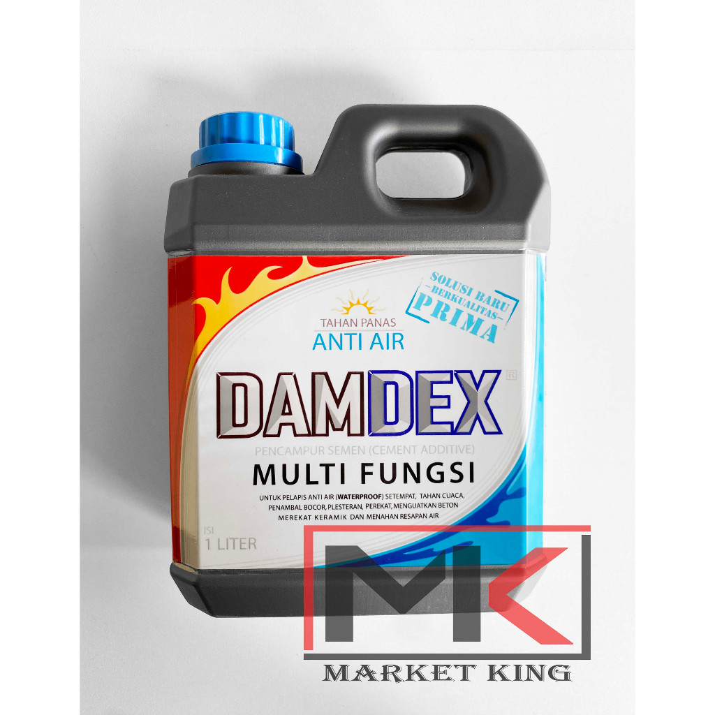 Jual Damdex 1 Liter Cairan Obat Pengeras Cor Beton Plesteran Nat ...