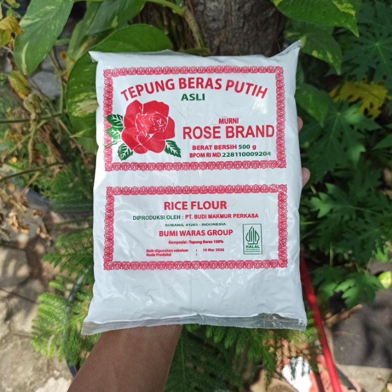 Jual Tepung Beras Rose Brand 500gram - 500gr - 500 gram - 500 gr ...