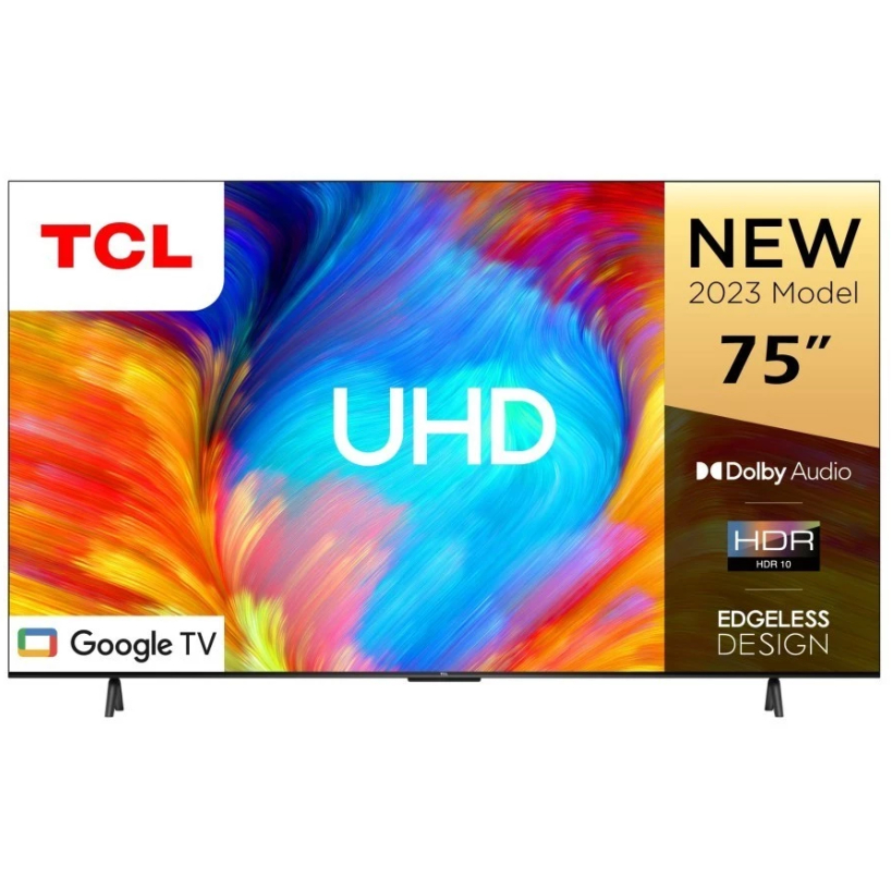 Jual TCL 75" 4K UHD Google TV - T-Screen - Dolby Audio - HDR10 (75V6B) | Shopee Indonesia