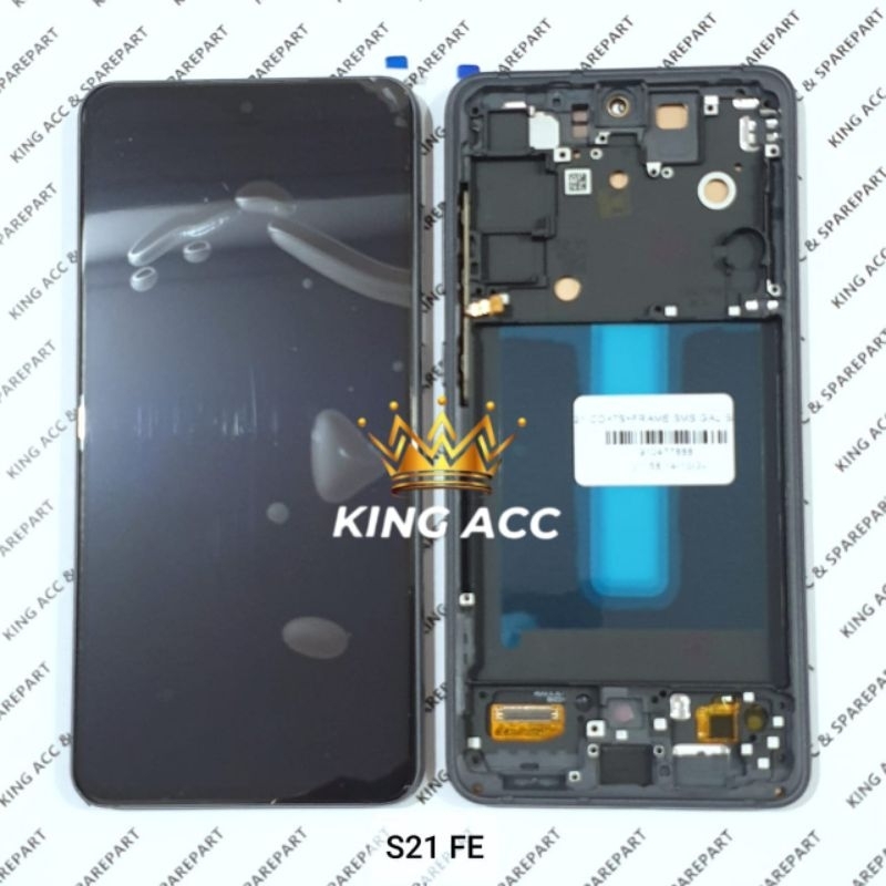 Jual LCD TOUCHSCREEN SAMSUNG GALAXY S21 FE 5G / G990E BLACK OLED PLUS ...