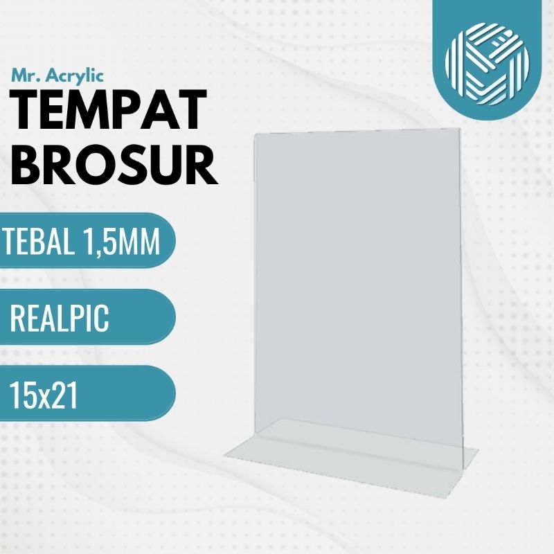 Jual Akrilik Tempat Brosur A5 | Mr. Acrylic | Shopee Indonesia