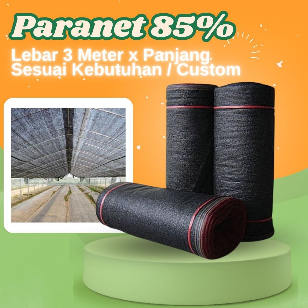 Jual Paranet 85% Lebar 3 Meter x [ Dijual Per 1 Meter ] / Tirai Penahan ...