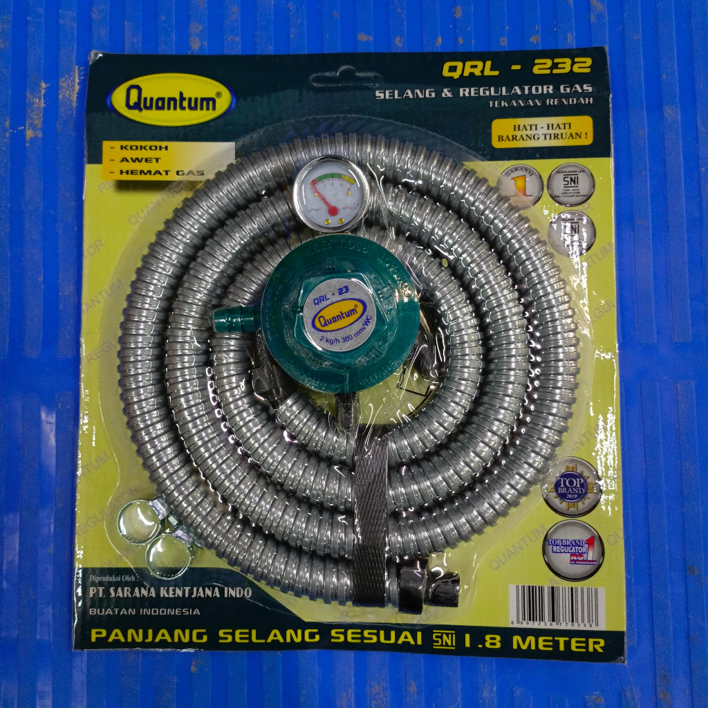 Jual SELANG DAN REGULATOR QUANTUM 032 / QUANTUM QRL 232 | Shopee Indonesia