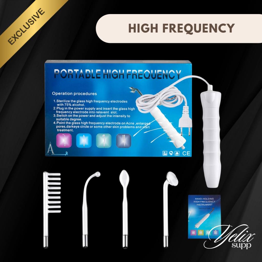 Jual High Frequency HF Frekuensi Tinggi Alat Facial Portable Skincare ...