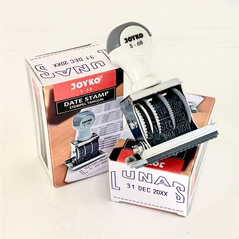 Jual Date Stamp Stempel Tanggal Lunas Joyko S-68 | Shopee Indonesia