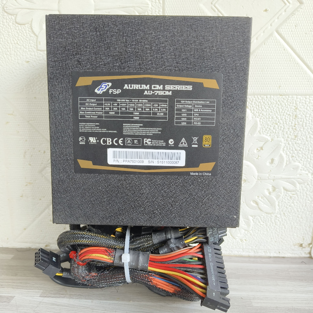 Jual PSU GAMING FSP AURUM 750W 80+ GOLD MODULAR | Shopee Indonesia