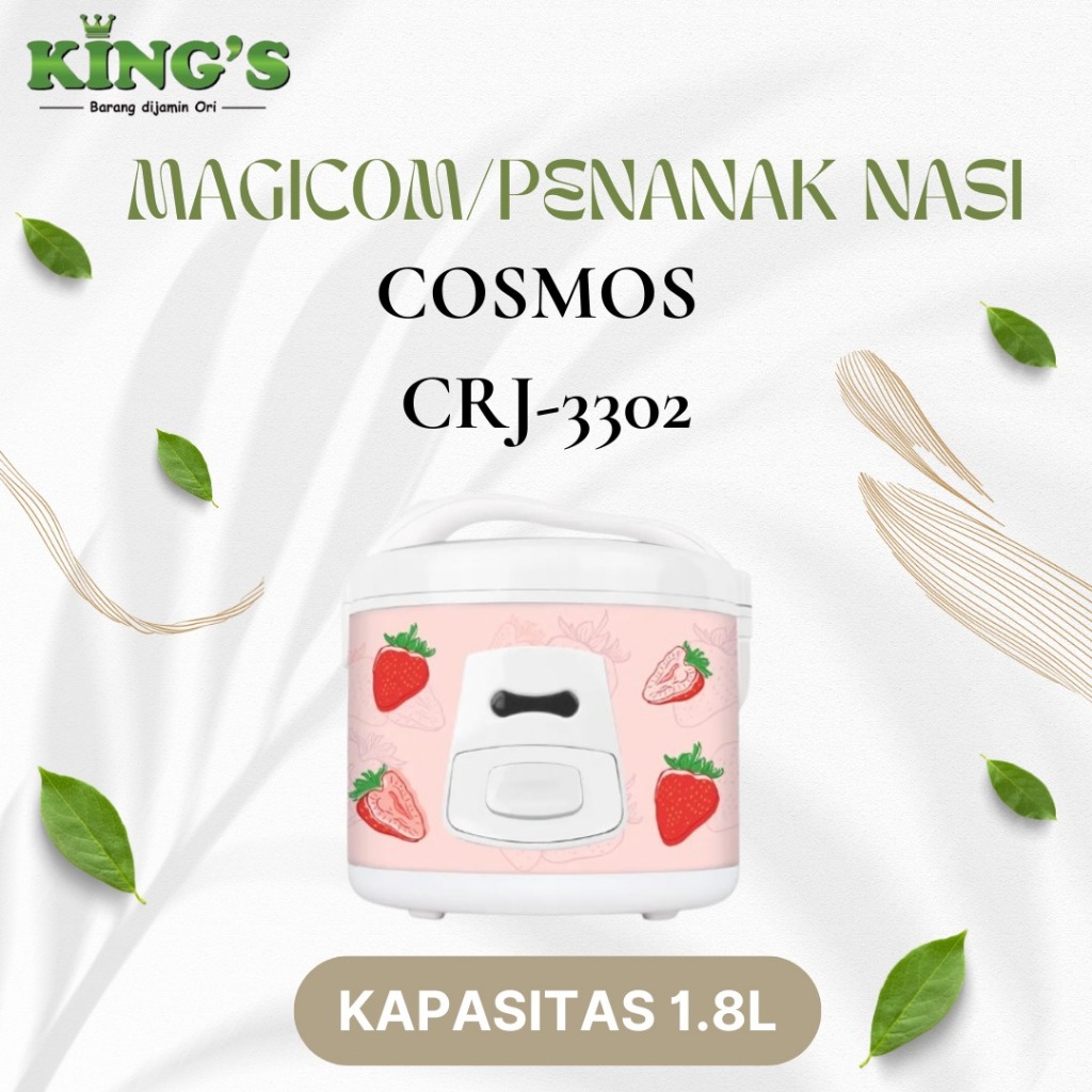 Jual COSMOS MAGIC COM - RICE COOKER CRJ-3302/ CRJ 3302 KAPASITAS 2 ...