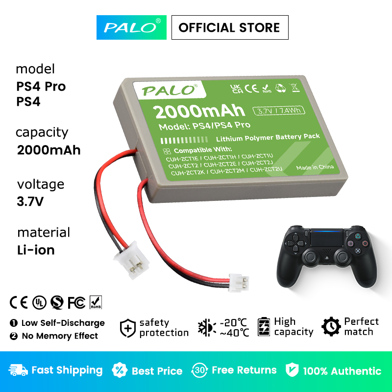 Jual PALO Baterai Batre Stik PS4 Ds4 PS4 Pro PlayStation 4 Slim ...