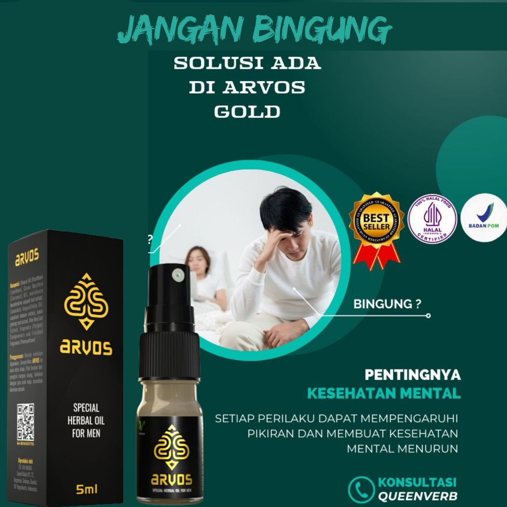Jual ARVOS SPRAY spray Kuat Perkasa Tahan Lama Oles minyak Tanpa kebas ...