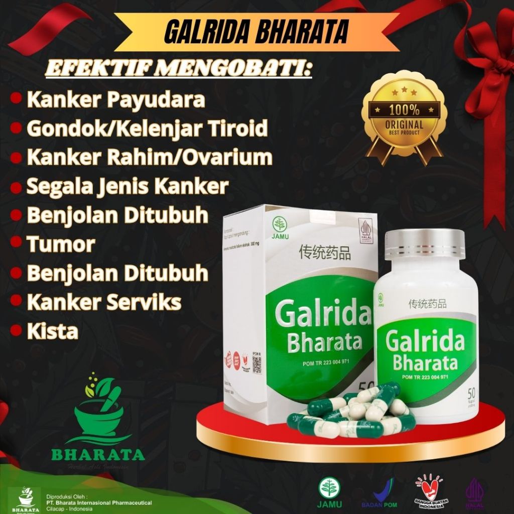 Jual Galrida Bharata - Benjolan Kista Miom Getah Bening Obat Original ...