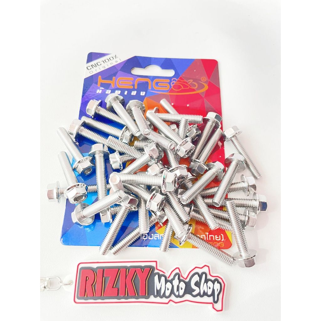 Jual BAUT M6 X 30 ( 1 BAUT ) DRAT 10 PANJANG 3 CM ALL HONDA YAMAHA ...