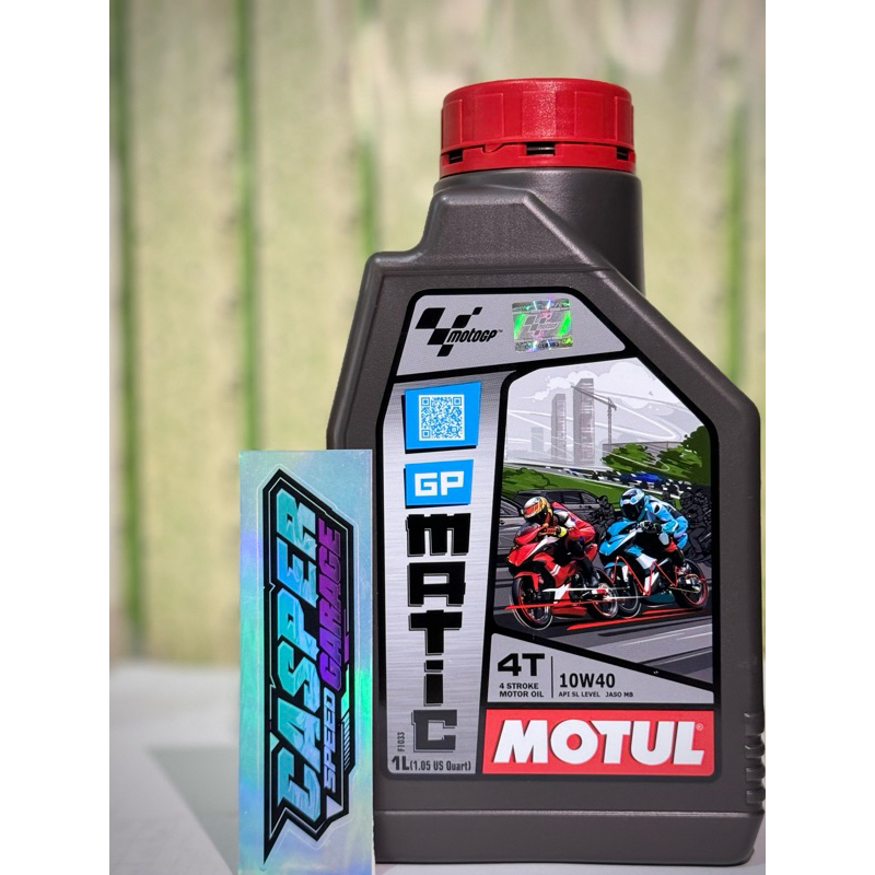 Jual MOTUL GP MATIC 4T (10W-40 1000ml) 1 Liter Oli Motor Matic-Scooter 4T | Shopee Indonesia
