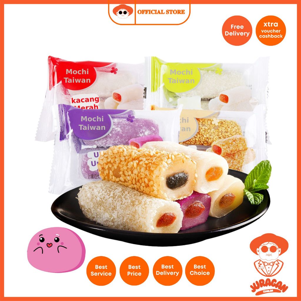 Jual Mochi Taiwan Viral Apojiade / Halal mochi taiwan cemilan Murah ...