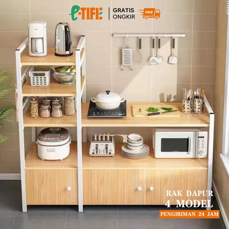 Jual E-TIFE Rak Dapur / Rak Kompor / Rak Oven / Kitchen Rack / Rak ...