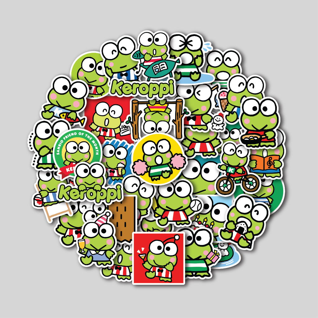 Jual STICKER PACK KEROPPI SANRIO | STICKER TUMBLR | STIKER LAPTOP KOPER ...