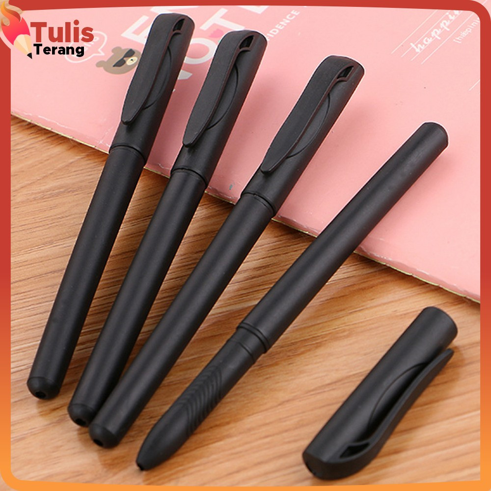 Jual Pena Alat Tulis Kantor Sekolah Pens Black / Pulpen Hitam 0.7mm ...