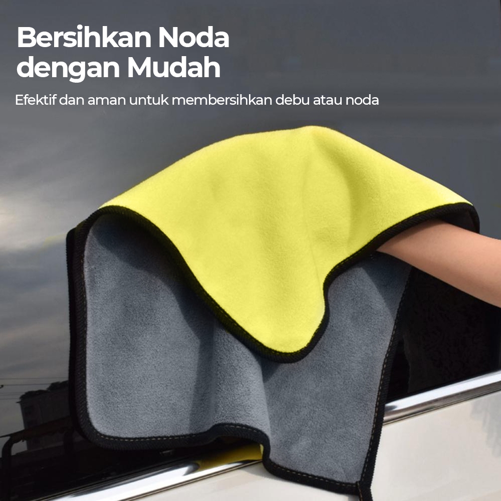 Jual Kain Lap Microfiber Premium Mobil Multifungsi 611 GSM 30x30cm ...