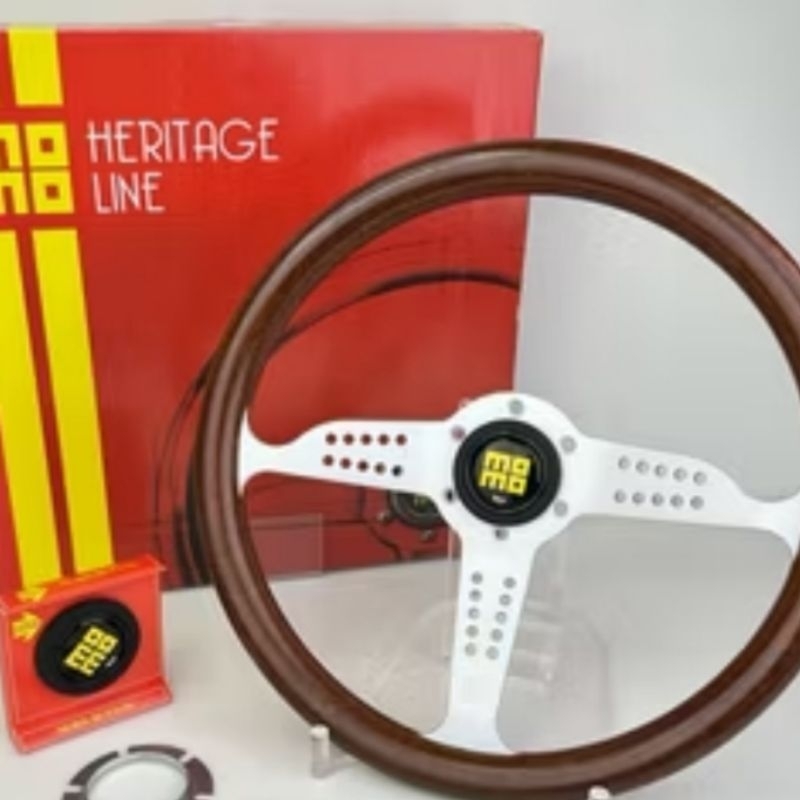 Jual Stir Racing MOMO Grand Prix Classic 14 Inch Motif Wood - Steering ...