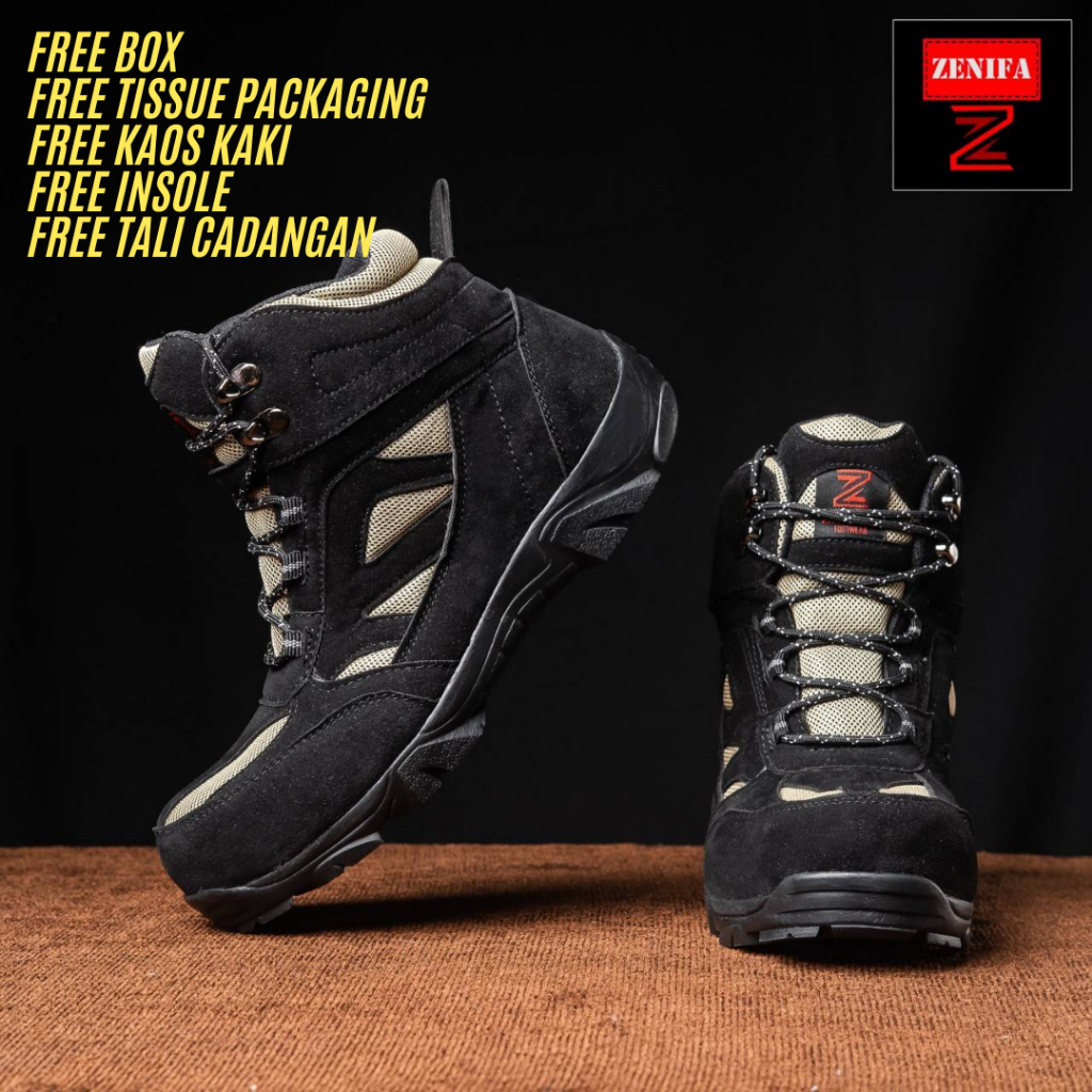 Jual Sepatu Boots Tinggi Original Zenifa Tactical Kerja Lapangan ...