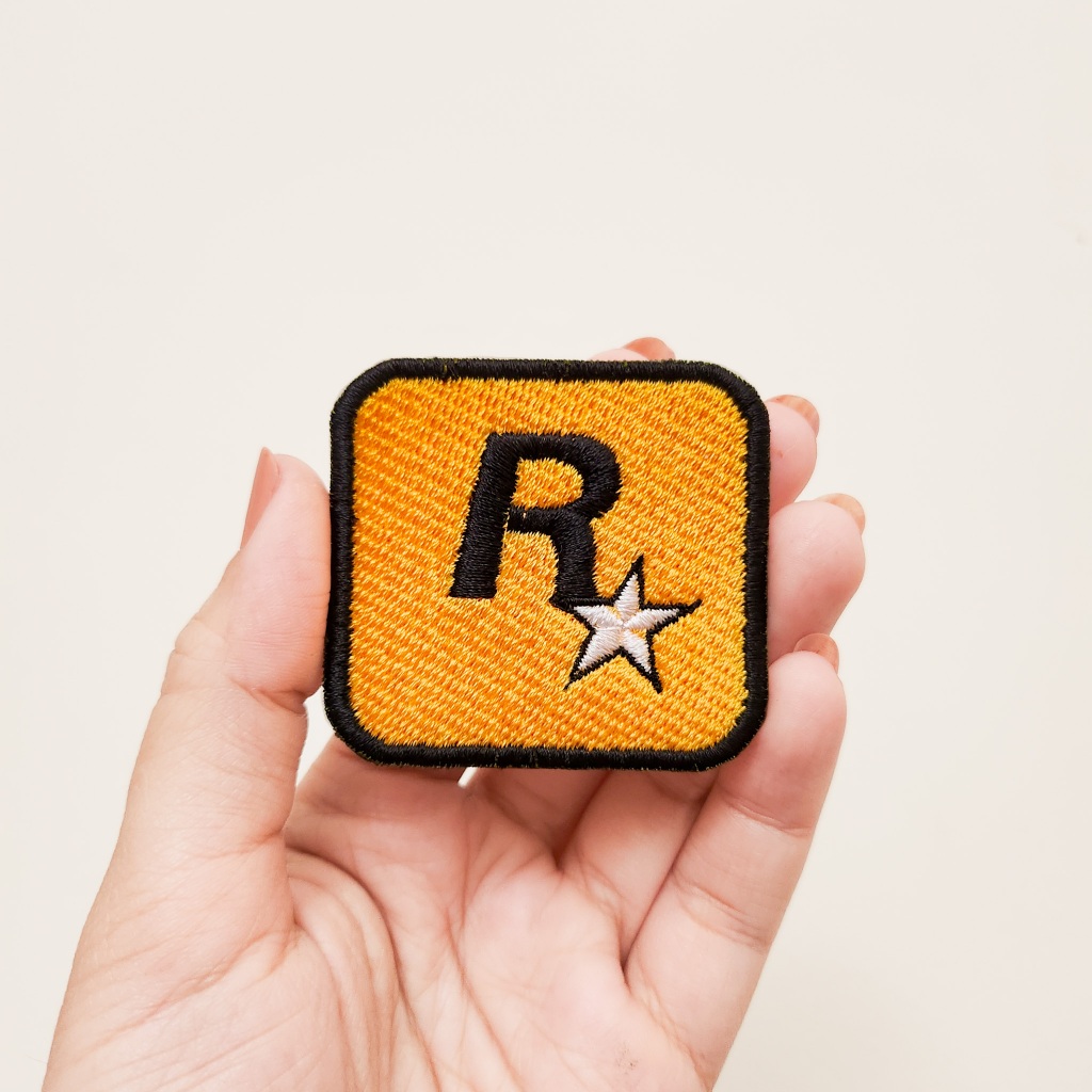 Jual PATCH BORDIR GAME / BADGE BORDIR ROCKSTAR / GAMER IRON PATCH ...