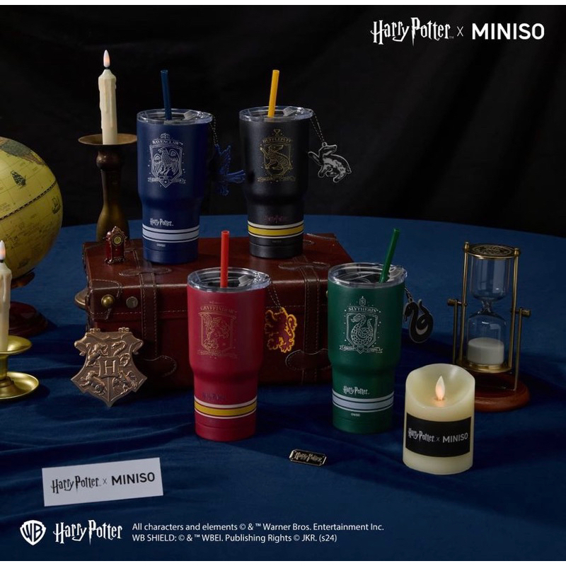 Jual Miniso x Harry Potter ‼️ Tumbler Stainless Steel + Sedotan 580ml ...