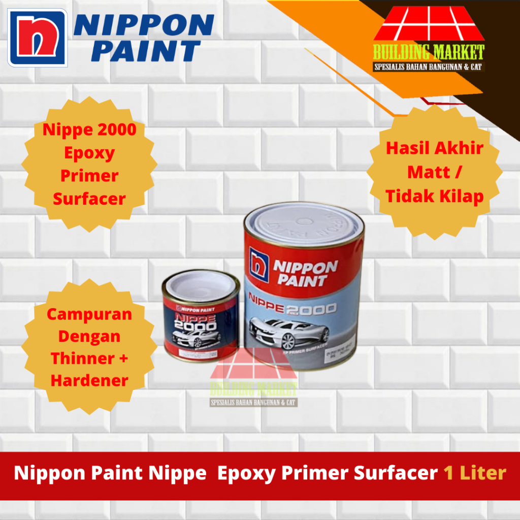 Jual NIPPE EPOXY PRIMER SURFACER CAT DASAR NIPPE 2000 WARNA EPOXY ...