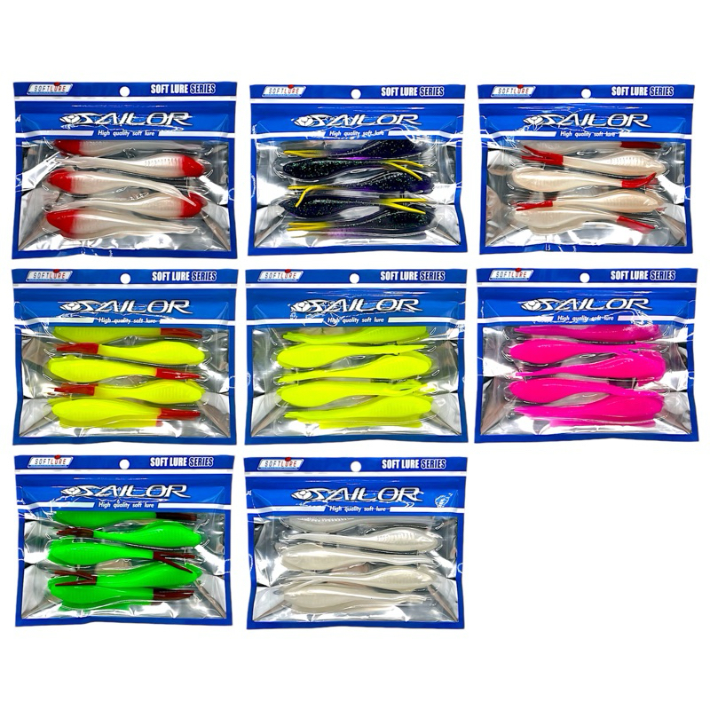 Jual SOFTLURE Sailor Baby Silencer 12cm (1 Pack 5pcs) Jerkbait WTD ...