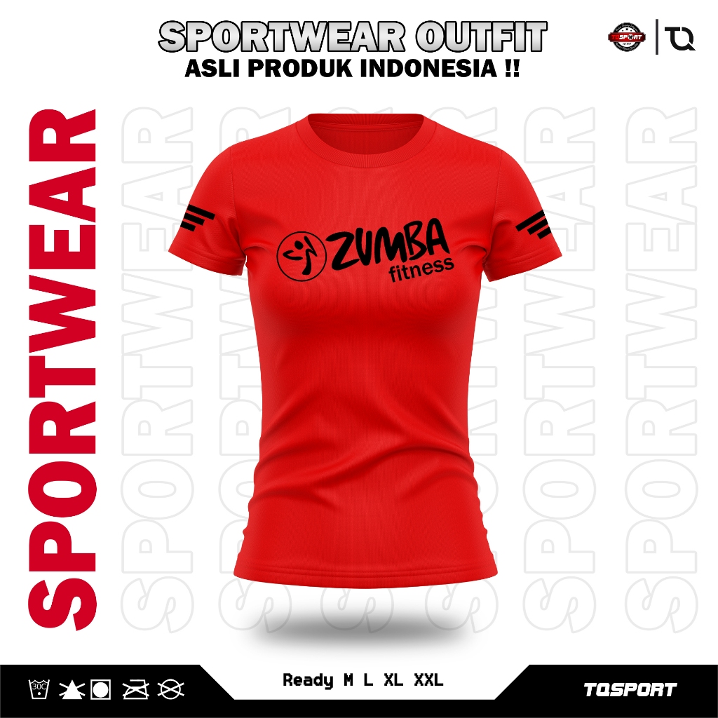 Jual TQ Zumba Fitness Baju ZUMBA Kaos Fitnes Lari Gym Olahraga SENAM ...