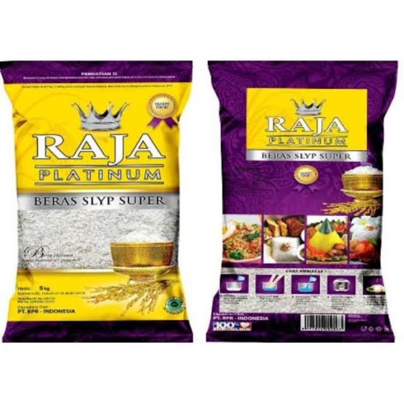 Jual Beras Raja Platinum 5kg | Shopee Indonesia