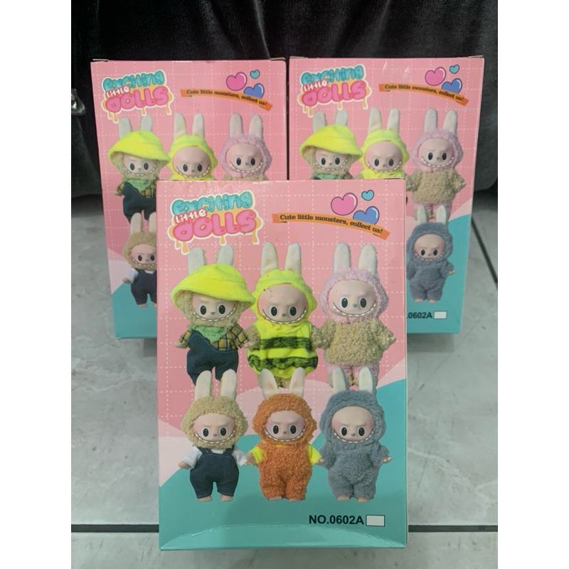 Jual (DUPE) LABUBU BOX EXCITING DOLLS WITH STYLE | Shopee Indonesia